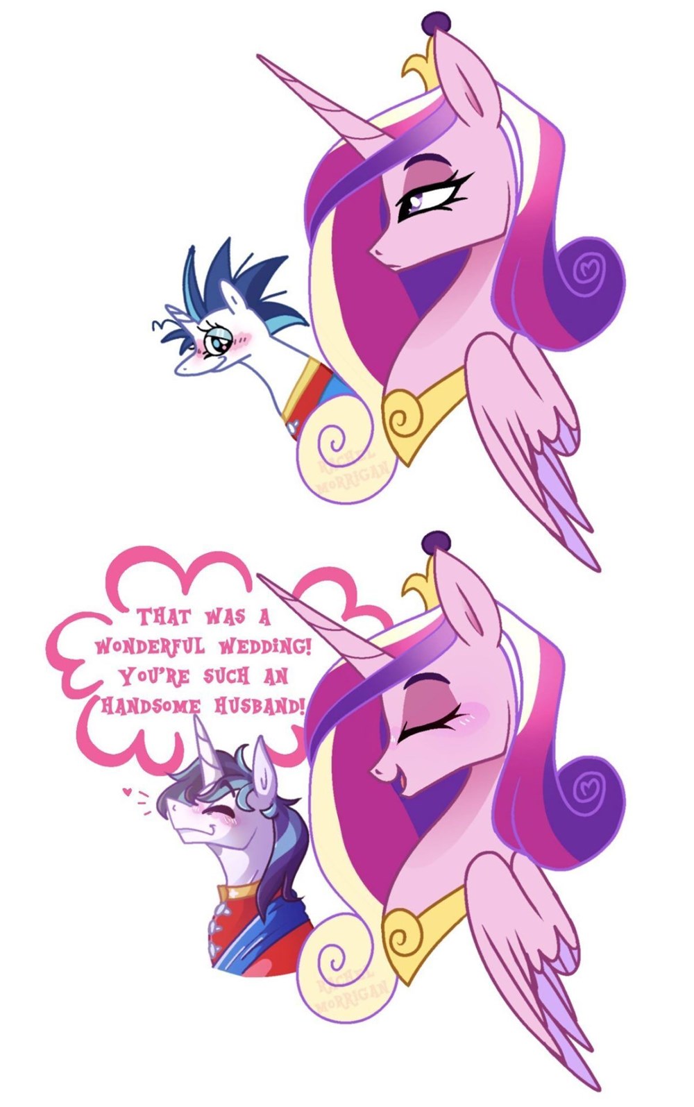 Princess Cadence And Shining Armor Fan Art
