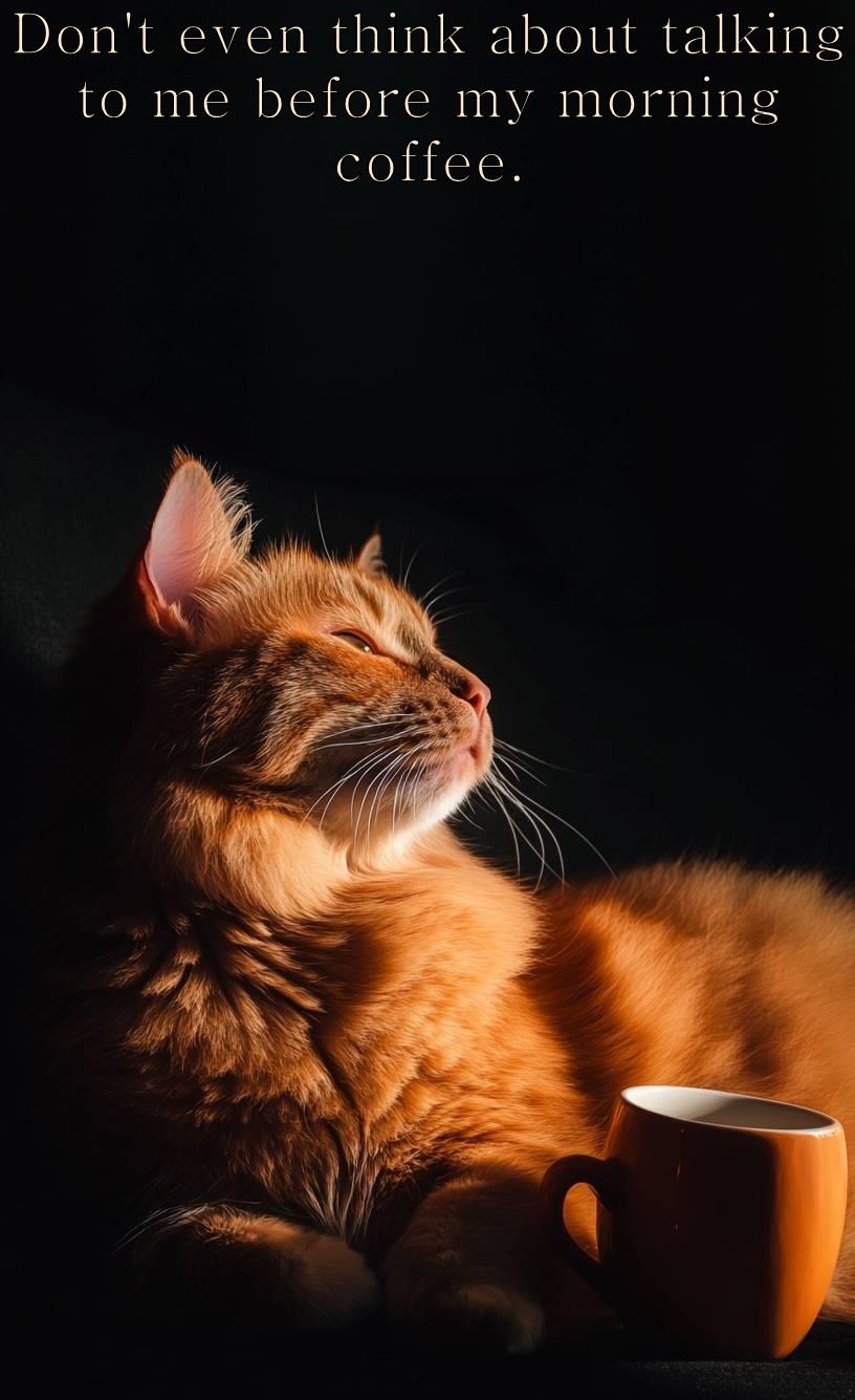 Meowrning coffee. - Lolcats - lol | cat memes | funny cats | funny cat ...