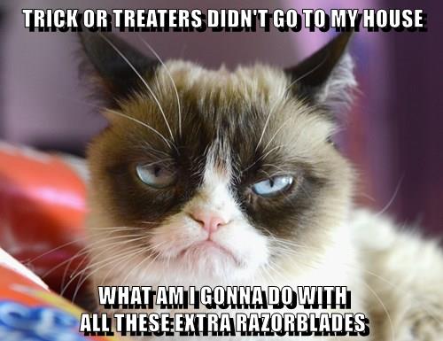 Halloween Grumpy Cat - Lolcats - lol | cat memes | funny cats | funny ...