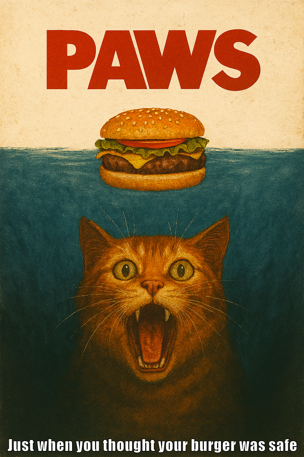 Just when you thought your burger was safe - Lolcats - lol | cat memes ...