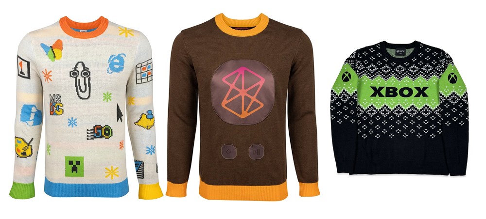 Microsoft Dropped New Ugly Holiday Sweaters and... Yes Please - Geek ...