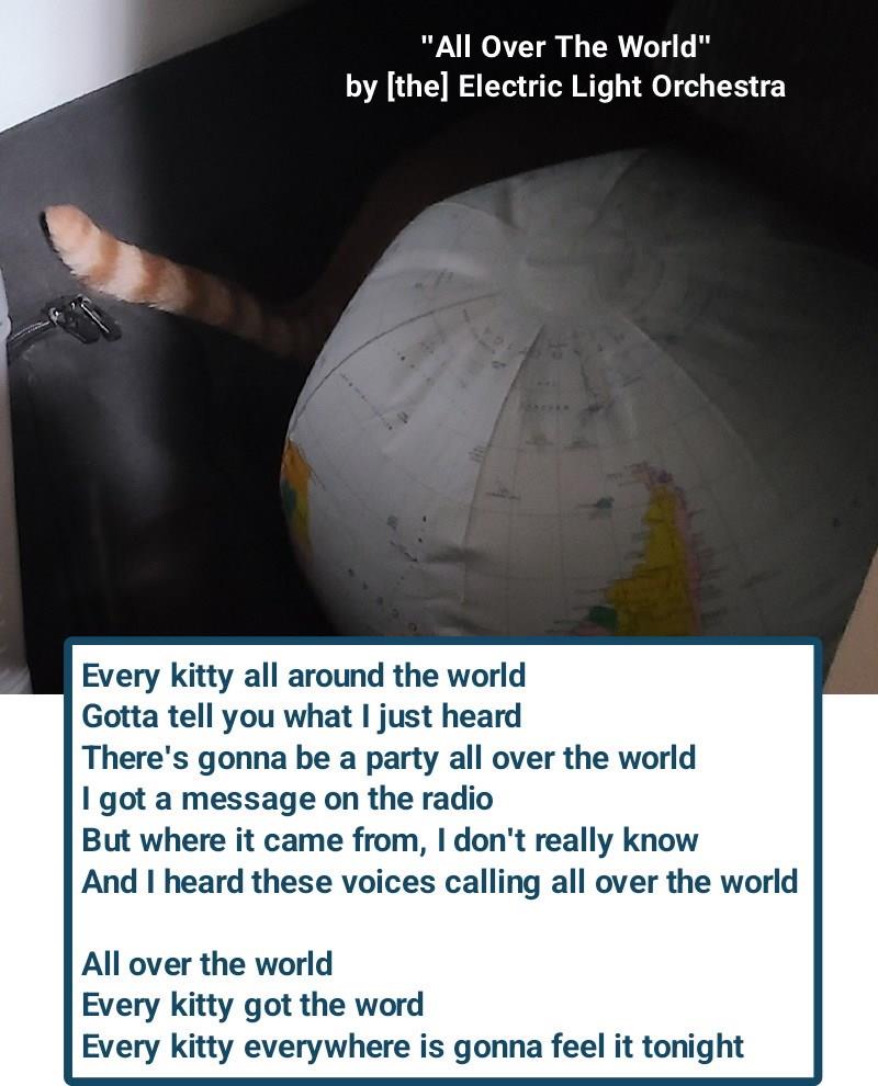 "All Over The World" by [the] Electric Light Orchestra - Lolcats - lol ...