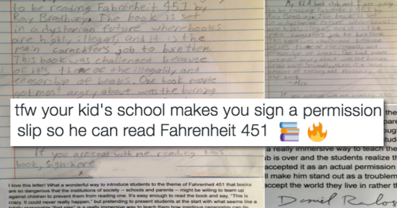 When the Irony of Your Kid's Permission Slip is This Obvious, You've ...