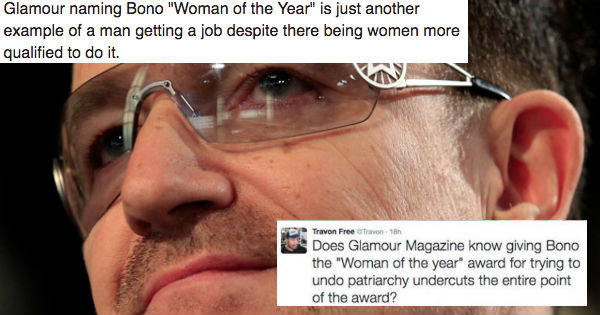 People Are Rioting on Twitter Right Now after Bono Was Crowned 'Woman ...