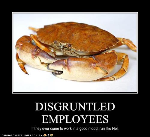 Disgruntled Employee Cartoon