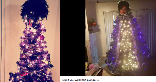 Guy inspires Prince-Themed Christmas Tree Trend After Sharing Picture ...