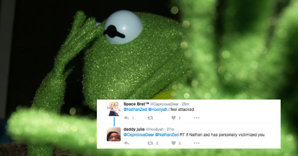 Guy Shares Dark Humored Parody Pic of Sad Kermit in 'Fifty Shades ...