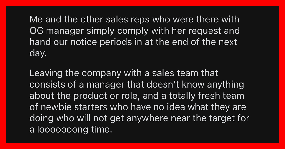 New Management Tells Workers to Quit if They Don’t Like the New Rules ...