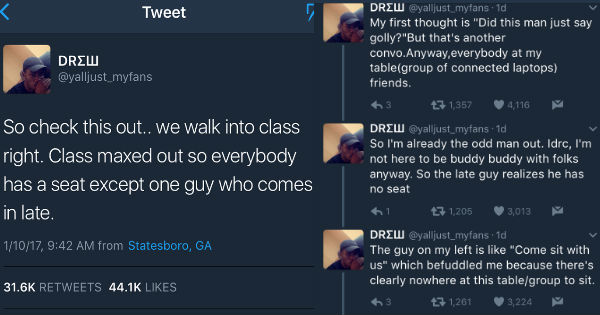 Guy Live-Tweets Ridiculously Petty Verbal War That Erupts Between Him ...
