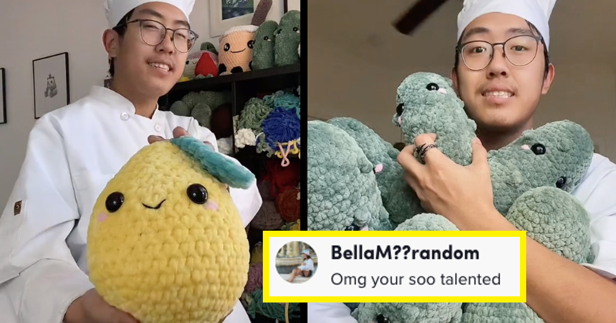 Talented Teen Makes Us All Jealous of His Crochet Plush Toys That All ...