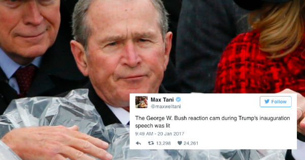 George Bush Poncho Meme Rain