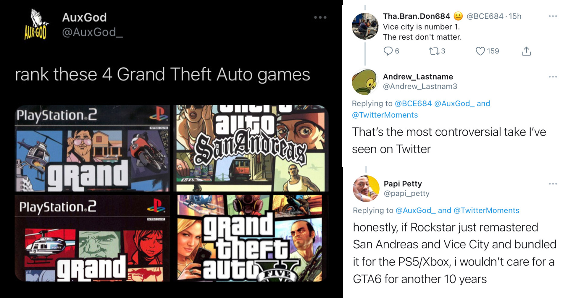 Gamers Can't Agree On How To Rank The GTA Games - Memebase - Funny Memes