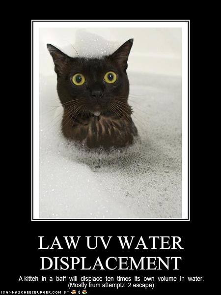 LAW UV WATER DISPLACEMENT - Cheezburger - Funny Memes | Funny Pictures