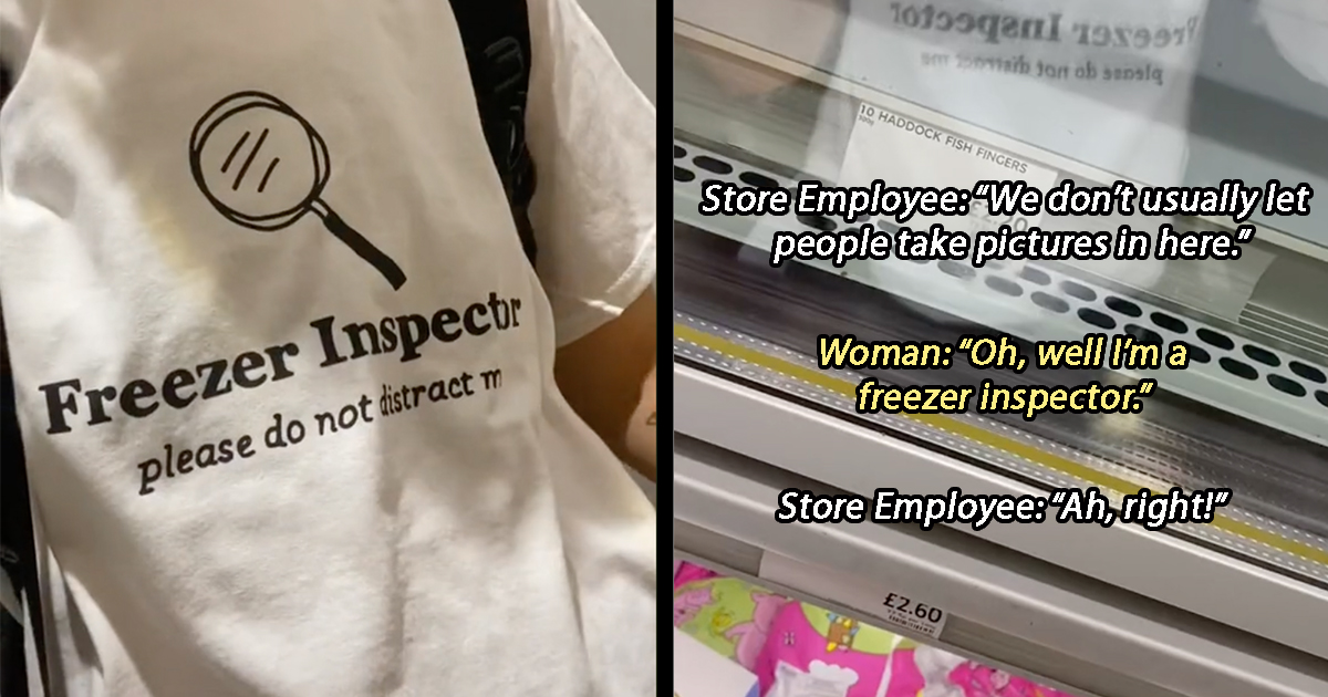 British Girl Beats the Big Heatwave by Pretending to Be the “Freezer ...