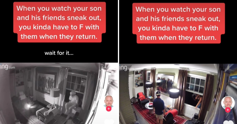 Dad Pulls Off The Ultimate Prank After Catching Son Sneaking Out ...