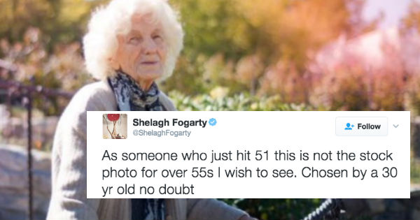People Are Super Confused With This Stock Photo of 'Over-55 Woman' and ...
