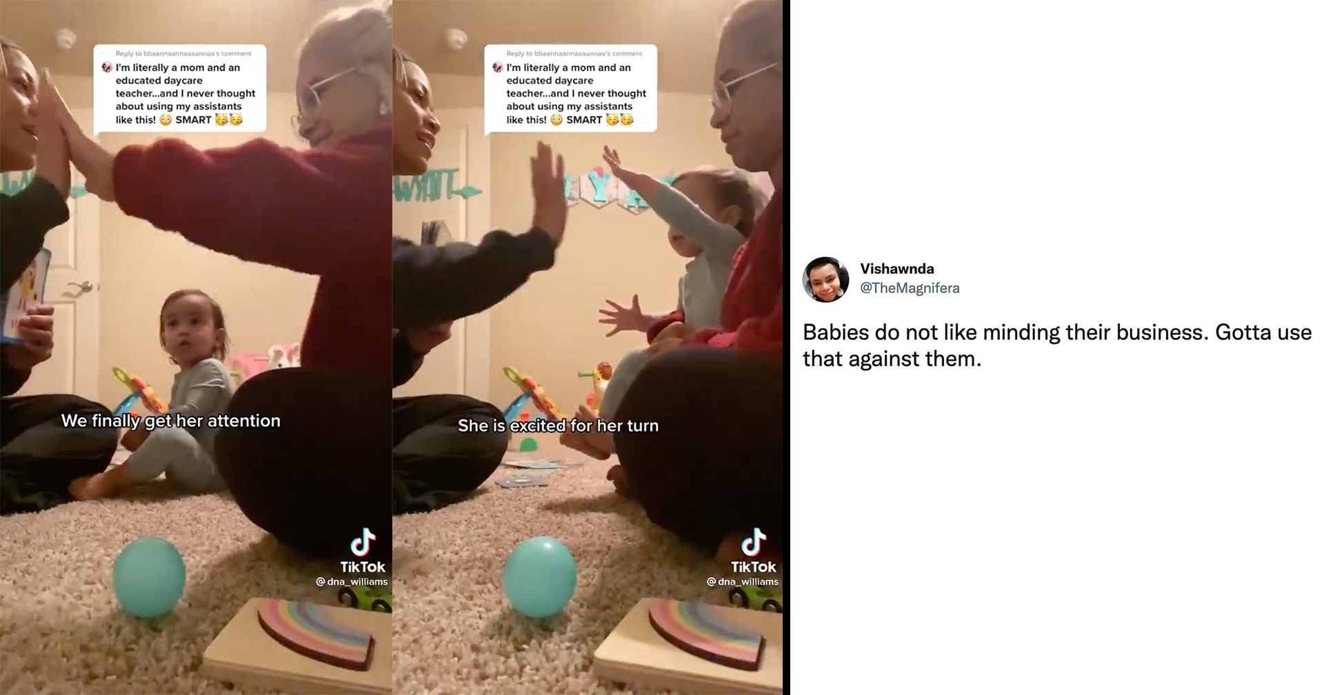 Parents Use Genius Trick to Get Aloof Baby Interested in Learning ...