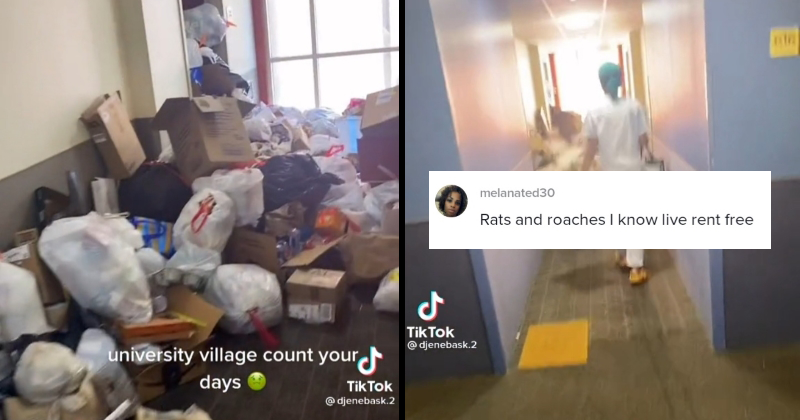 College Student Reveals Revolting Trash Pile Up In University Apartment ...