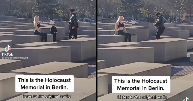 Influencer Causes Outrage By Posing On Holocaust Memorial - Memebase ...