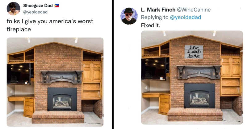 Jarring Thread Picks Apart The Worst Fireplace Design Ever - Memebase - Funny Memes