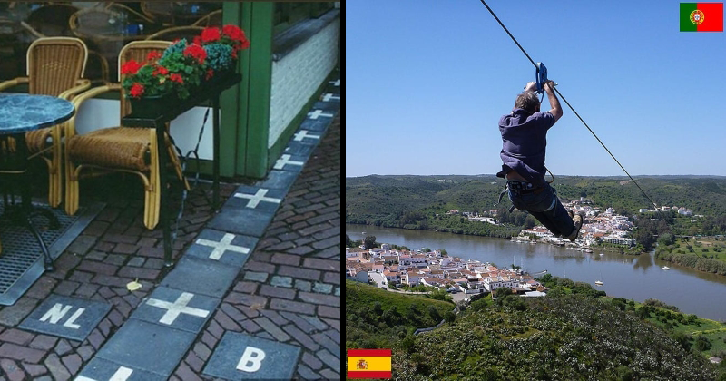 Strange And Interesting International Borders That Bring A Literal Side ...