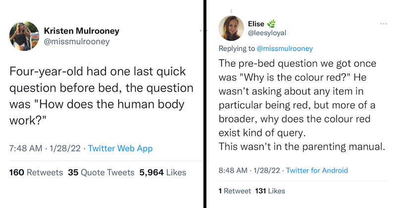 Parents Bond Over the Deep Questions Kids Ask at the Worst times ...