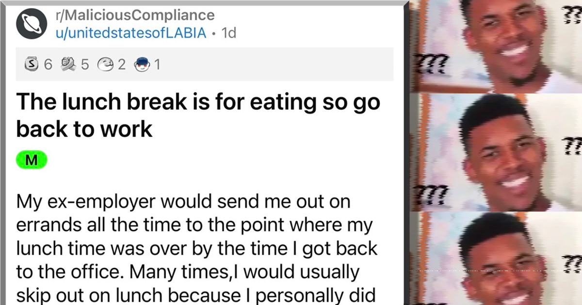 Employee Gives Up Lunch Break to Help Out, Boss Tells Them They Can't ...