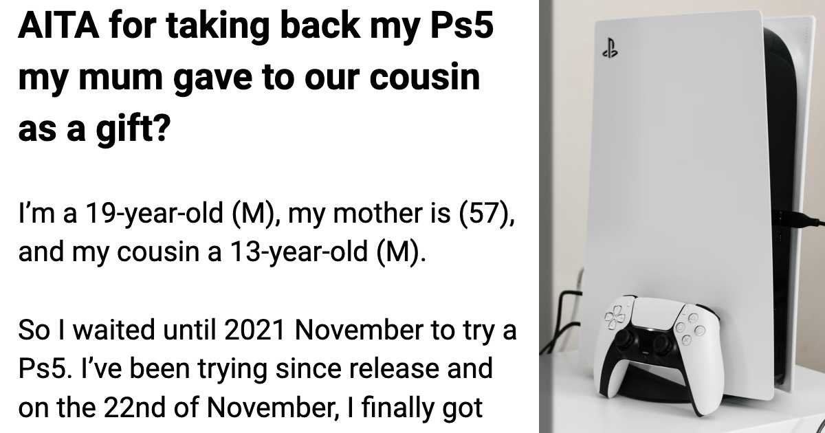 Entitled Mother Gives Teen Son's Hard Earned PS5 to Spoiled Autistic ...