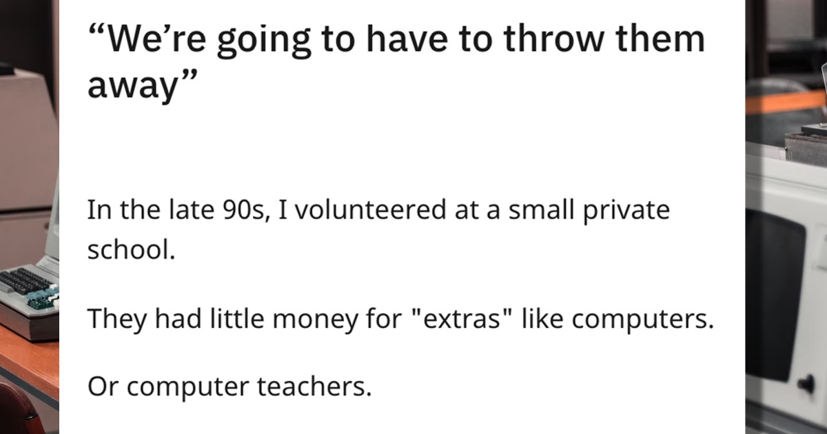 Malicious Compliance: Frustrated Technology Teacher Destroys Fifty ...