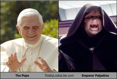 The Pope Totally Looks Like Emperor Palpatine - Cheezburger - Funny ...