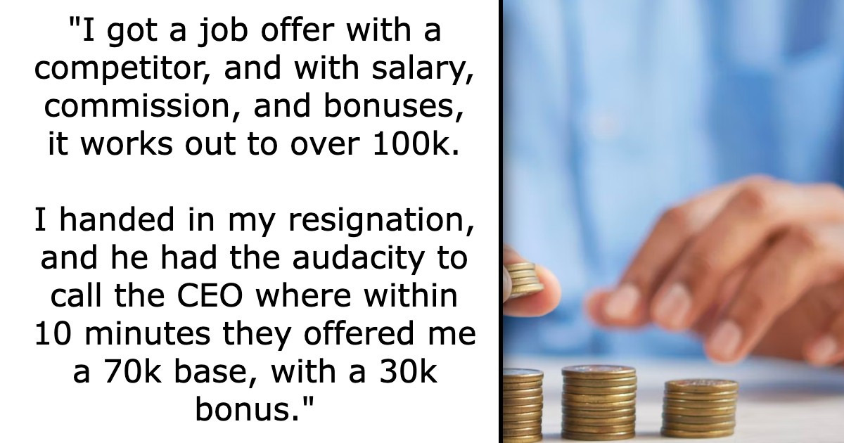Worker Refused Raise, Gets New Job, Boss Counter Offers With Double ...