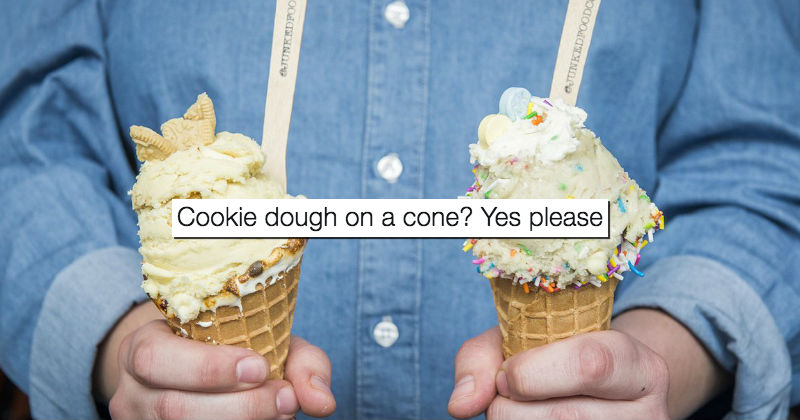 Raw Cookie Dough Cones Are a Thing Now and We Can't Wait to Try One - I ...