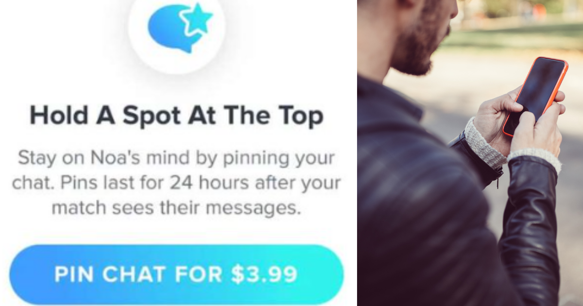 People React To Tinder's New 'Pin Chat' Feature, Which Is Highly ...