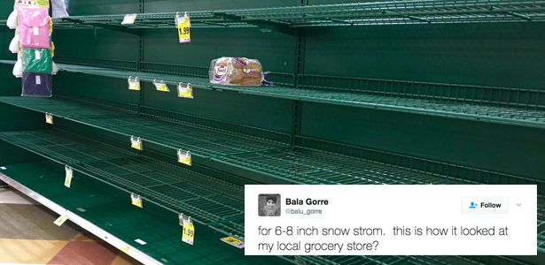 Northeast Grocery Stores Got Torn a New One Thanks to Snowstorm Stella ...