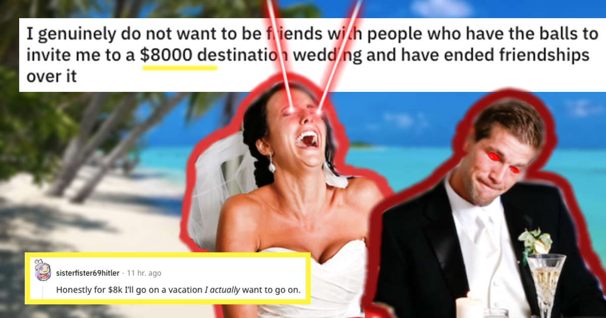 Angry Wedding Guest Sparks Debate in the Comments, Ending Friendships ...