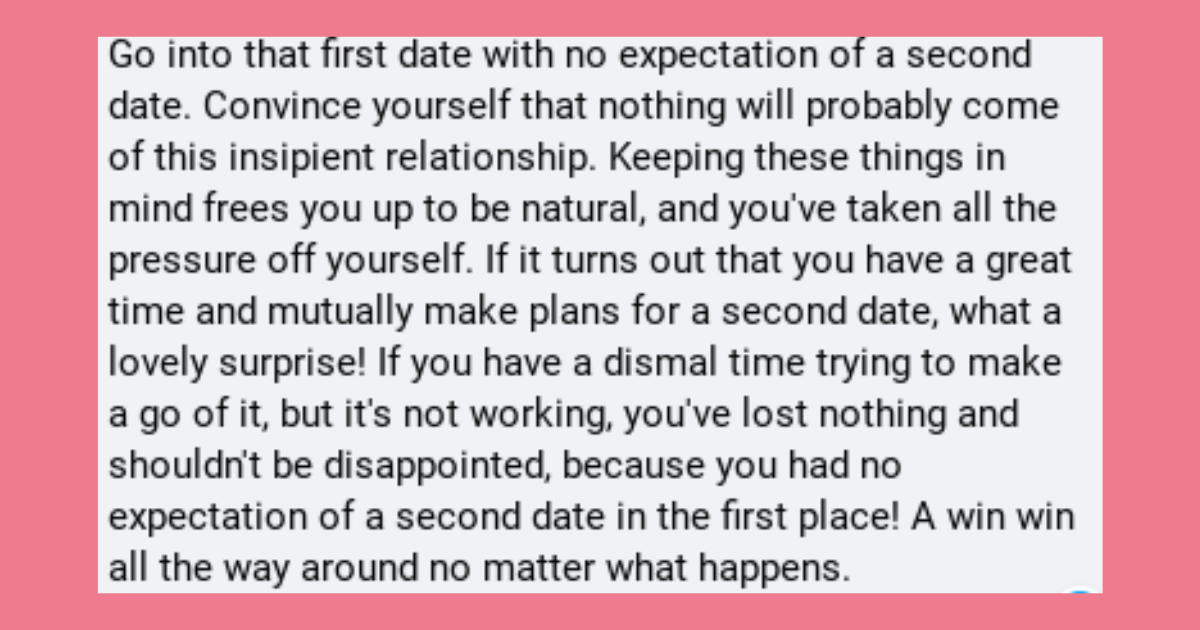 Women Disclose Tips For Fighting Nerves On A First Date - CheezCake ...