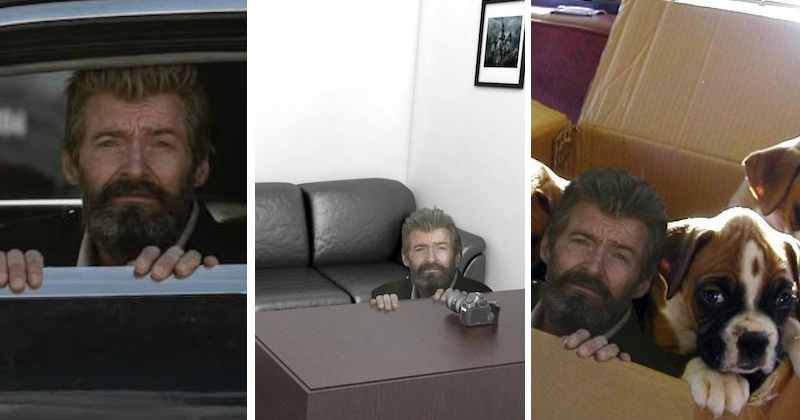 Sad Logan Gets the Photoshop Battle Treatment - Memebase - Funny Memes
