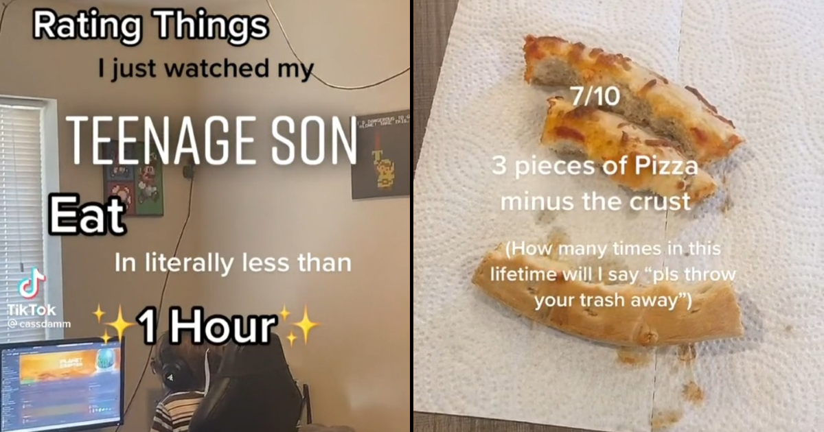 Mom Reveals Crazy Amounts Teenage Son Eats in One Hour - Memebase ...