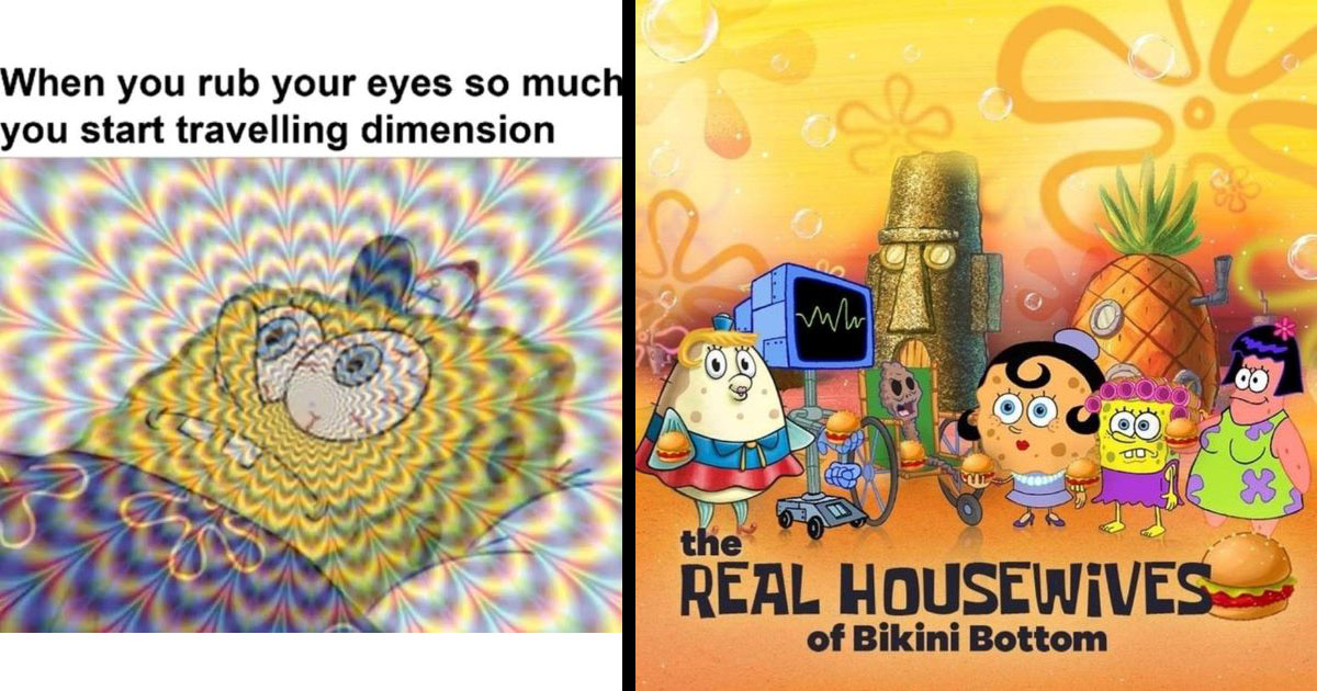 Spongebob Waiting At Table Meme