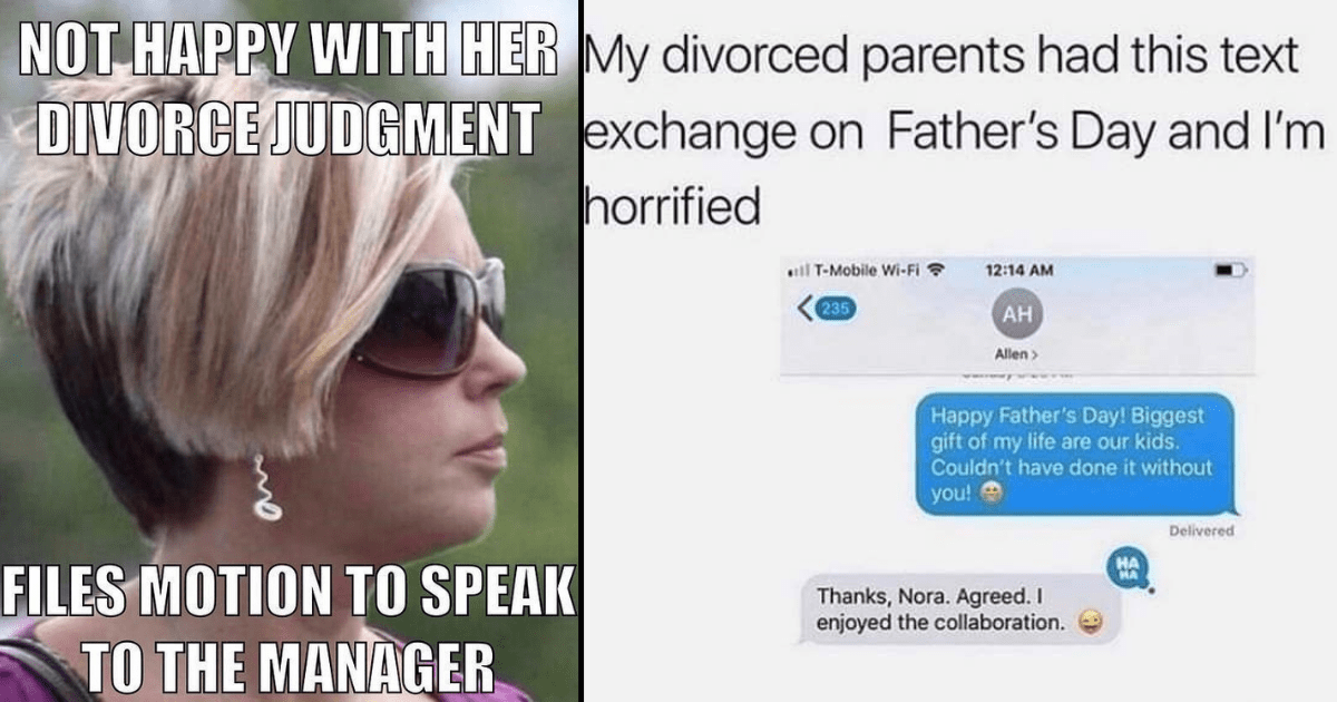 15 Weekly Divorce Memes For People That Thrive Off Relationship Drama ...