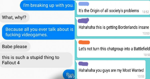 Guy Gets Dumped By GF On Group Chat, Proceeds to Get Relentlessly ...