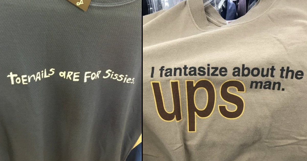 Bizarre Thrift Store Shirts That Are the Peak of Fashion - Memebase ...