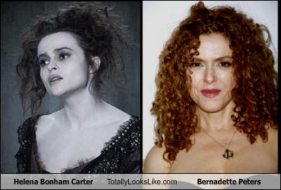 Helena Bonham Carter Totally Looks Like Bernadette Peters - Cheezburger ...