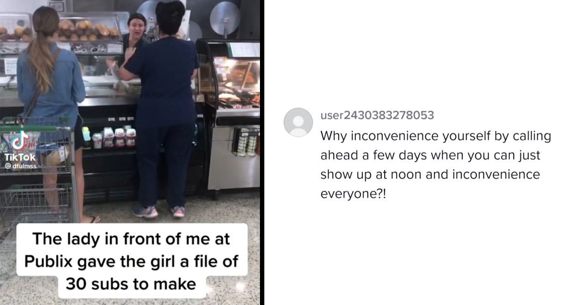 Demanding Customer Sparks Debate by Ordering "Spreadsheet" of Subs at ...