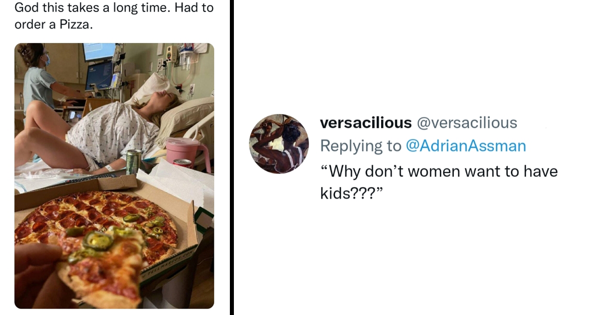 Dad Gets Slammed for Ordering Pizza During Partner's Labor - Memebase ...
