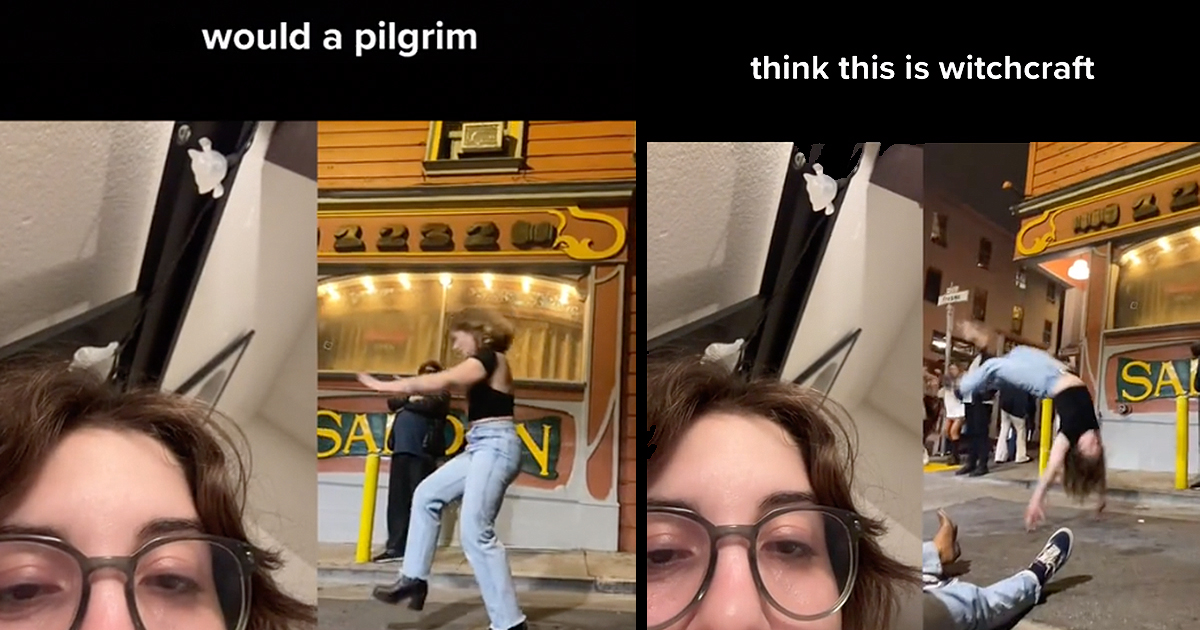 'Would a pilgrim think this is witchcraft?': Woman hilariously judges ...