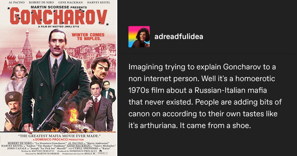 Tumblr Causes Chaos With Fake Scorsese Movie "Goncharov" - Memebase - Funny Memes