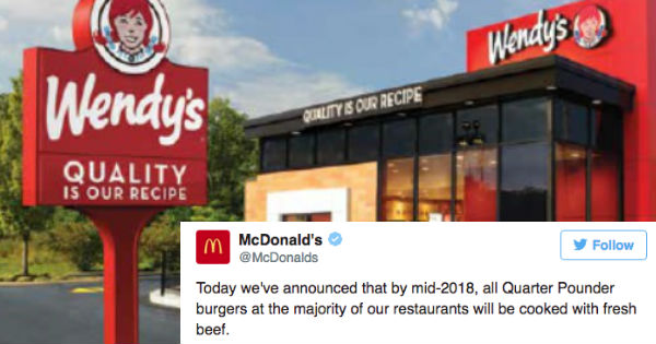 Wendy's Just Kickstarted the Twitter War With McDonald's Over Beef That ...