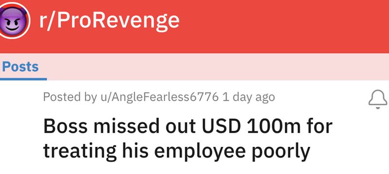 '[New boss] let me decide': Terrible boss loses $100M over their poor ...