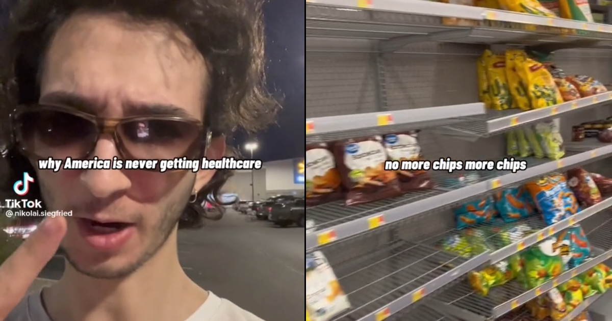 Dude Shocks Europeans With Amount of Junk Food in US Grocery Store ...